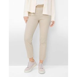 Damen Caprihose "Style PAMINA 6/8"sand, Gr. 19, RAPHAELA BY Brax, Web, 97% Baumwolle, 3% Elasthan, Hosen