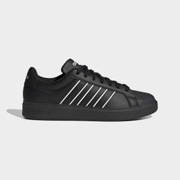 Herren Sneaker "STREETTALK", adidas Sportswear, Gr. 42,5, schwarz-wei&szlig;, Synthetik, Schuhe, inspiriert vom Design des adidas Superstar