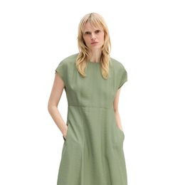 Marc O'Polo MARC O'POLO Damen Midikleid "aus bedrucktem Viskose-Mix"fresh sage, Gr. 46, bedruckt, Obermaterial: 83% Viskose, 17% Polyamid, Kleider