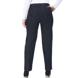 KjBRAND Damen Stretch-Jeans "Babsie", blau, Gr. 44, Denim/Jeans, Obermaterial: 85% Baumwolle, 13% Polyester, 2% Elasthan, Jeans, mit Stretch-Anteil