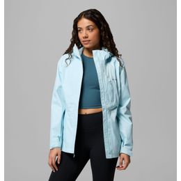 Columbia Damen Regenjacke "Pouring Adventure III Jacket"marine light, Gr. XL, Obermaterial: 100% Nylon. Futter: 100% Polyester, Jacken, mit per