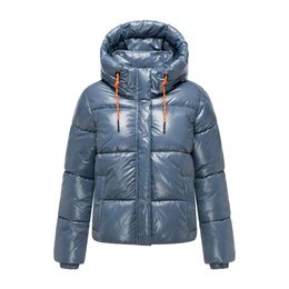 Marikoo Damen Winterjacke "Skyraa"dusty blau, Gr. XL, Obermaterial: 100% Nylon. Futter: 100% Polyester. Wattierung: 100% Polyester. &Auml;rmelfutter: 100%