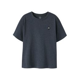 name it Jungen Kurzarmshirt "NKMVIMO SS NREG TOP NOOS"schwarz sapphire, Gr. 146, unifarben, Jersey, Obermaterial: 60% Baumwolle, 40% Polyester,