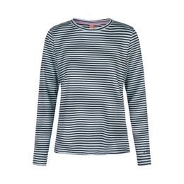 SALZHAUT Damen T-Shirt "Longsleeve VOSS", blau, Gr. XS, Obermaterial: 95% Baumwolle CO. 5% Polyester PES., Shirts