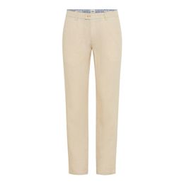 Chinohose Brax "Style FABIO", Herren, Gr. 30, L&auml;nge 32, sand, Web, 100% Leinen, Hosen Chinohose