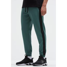 CAMP DAVID Herren Sporthosepetrol gr&uuml;n, Gr. XXXL, bedruckt, Interlock, Material: 70% Baumwolle, 30% Polyester, Hosen, mit Rei&szlig;verschlusstaschen