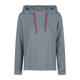 SALZHAUT Damen T-Shirt "Longsleeve VATTING", blau, Gr. XS, Obermaterial: 95% Baumwolle CO. 5% Polyester PES., Shirts