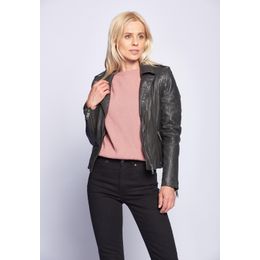 Maze Damen Lederjacke "Titana", schwarz, Gr. XL, Obermaterial: 100% Lammleder. Futter: 100% Polyester, Jacken