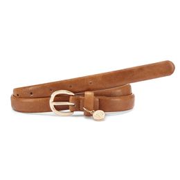Lascana Damen H&uuml;ftg&uuml;rtel "Hoseng&uuml;rtel, Anzugg&uuml;rtel, Jeansg&uuml;rtel, G&uuml;rtel f&uuml;r Hosen & Kleider", braun, Basic, Gr. 105, unifarben, Lederimitat, G&uuml;rtel,