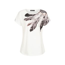 CLOUD 5IVE Damen T-Shirt "CLOUD 5IVE Damen"wei&szlig;, Gr. XXL, bedruckt, 95% Viskose, 5% Elasthan, Shirts