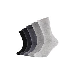 s.Oliver Damen Socken "5er Pack", Gr. 39, schwarz-wei&szlig;, 57% Baumwolle, 39% Polyester, 3% Polyamid, 1% Elasthan, uni, Socken