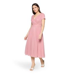 Vera Mont Damen Cocktailkleid "Damen im Glitzer-Look", rosa, Gr. 42, Netz, Obermaterial: 100% Polyester. Futter: 100% Polyester, Kleider, Stoff