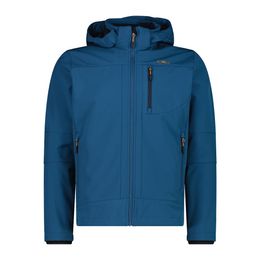 CMP Herren Softshelljacke, blau, Gr. 56, Softshell, Obermaterial: 96% Polyester, 4% Elasthan. Innenseite: 100% Polyester, Jacken, mit
