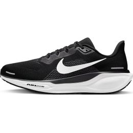 Nike Herren Laufschuh "AIR ZOOM PEGASUS 41 WIDE", Gr. 42,5, schwarz-wei&szlig;, Textil, Schuhe