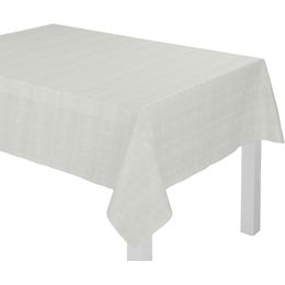 Tischdecke WIRTH, B:130cm L:190cm, wei&szlig;, Baumwolle, Leinen, Modal, Tischdecken, "WIESSEE"