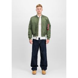 Herren Bomberjacke "MA-1 VF Vintage Fit 59", gr&uuml;n, Gr. S, Alpha Industries, Obermaterial: 100% Nylon. Futter: 100% Nylon. F&uuml;llung: 100% Polyester,