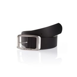 Tom Tailor Damen Lederg&uuml;rtel "TTAMY", schwarz, Gr. 90, Rindsleder, G&uuml;rtel, 4 cm breiter Dameng&uuml;rtel, modisch vielseitig