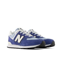 New Balance Damen Sneaker "574", Gr. 39magic blau, Leder, Synthetik, Textil, Schuhe