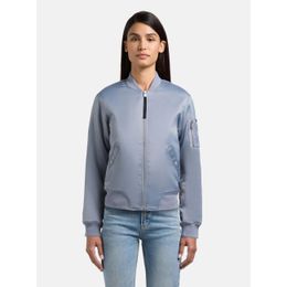 Khujo Damen Bomberjacke "Beth"blau, Gr. XS, Obermaterial: 97% Polyester, 3% Elasthan; Futter: 100% Polyester; Wattierung: 100% Polyester, Jacken,