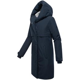 Navahoo Damen Wintermantel "Domingaa 14", blau, Gr. M, Obermaterial: 100% Polyester. Futter 1: 95% Polyester, 5% Elasthan. Futter 2: 100% Polyester.