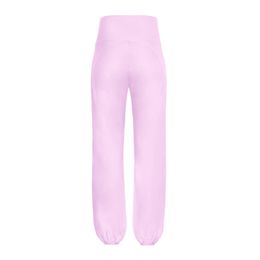 WINSHAPE Damen Sporthose "Functional Light and Comfort Wide Leg Pants CUL102LC", rosa, Gr. L, 85% Polyester, 15% Elasthan, Hosen, mit Gummizug