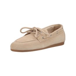 Pavement Damen Bootsschuh "Pavement Halbschuhe Leder", Gr. 39beige, Leder, Schuhe