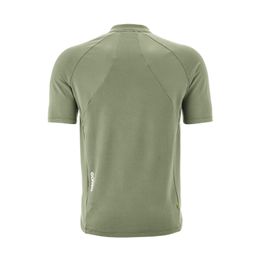Gonso Herren Radtrikot "Adventure Jersey Nature M", gr&uuml;n, Gr. S, 90% Viskose, 5% Elasthan, 5% Polyamid (recycelt), Trikots, Herren Fahrradtrikot