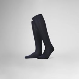 Hudson Herren Kniestr&uuml;mpfe "ONLY 2-PACK", Gr. 43marine, Baumwollmischung, Socken, Komfortbund mit weitem Fu&szlig;ausschnitt