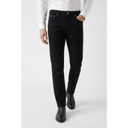 Herren Slim-fit-Jeans "SLIM TAPER", schwarz, Gr. 31, Calvin Klein Jeans, Denim/Jeans, Obermaterial: 98% Baumwolle, 2% Elasthan, Jeans, mit Markenlabel