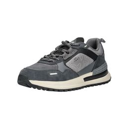 JEEP Herren Sneaker "JEEP Sneaker Lederimitat/Textil", Gr. 43grau, Lederimitat, Textil, Schuhe