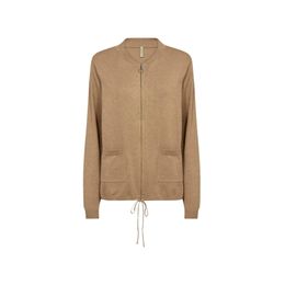 soyaconcept Damen Cardigan "Soya Concept Cardigan SC-DOLLIE 769"98404 desert braun melange, Gr. XS, Obermaterial: 75% Viskose, 25% Nylon, Strickjacken