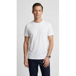 BOSS Herren Rundhalsshirt "TShirtRN 2P Comfort", Gr. S, wei&szlig;, Single Jersey, Obermaterial: 100% Baumwolle, unifarben, Shirts, mit Ton-in-Ton BOSS