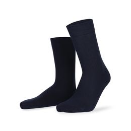 Hudson Damen Socken "ONLY 2-PACK", Gr. 43marine, Obermaterial: 75% Baumwolle, 23% Polyamid, 2% Elasthan, Socken, Komfortbund mit weitem Fu&szlig;ausschnitt