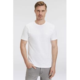 BOSS Orange Herren T-Shirt "Tales Regular Fit", wei&szlig;, Gr. XXL, unifarben, Web, Obermaterial: 100% Baumwolle, Shirts, 100% Baumwolle BOSS Logo Patch