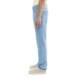 Marc O'Polo MARC O'POLO Herren Regular-fit-Jeans "aus besonders weichem TENCEL Lyocell, Leinen und Bio-Baumwolle"medium blau, Gr. 32, unifarben, Obermaterial: