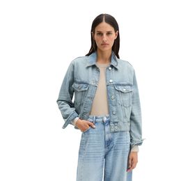 Marc O'Polo MARC O'POLO Damen Jeansjacke "aus reinem Organic Cotton", blau, Gr. XL, unifarben, Obermaterial: 100% Baumwolle, Jacken