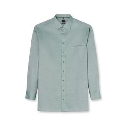 OLYMP Herren Businesshemd "OLYMP Luxor, Comfort Fit - Big, New Kent"gr&uuml;n, Gr. 45, 100% Baumwolle, Hemden