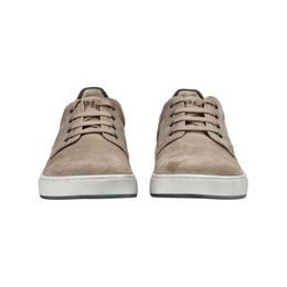 Pius Gabor Herren Sneaker "Pius Gabor Sneaker Veloursleder", Gr. 42, beige, Veloursleder, Schuhe