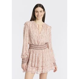 BOSS Orange Damen Druckkleid "Darmia Premium Damenmode"open miscellaneous 974, Gr. 40, gemustert, Web, Obermaterial: 100% Viskose, Kleider, mit