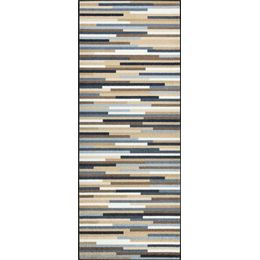 L&auml;ufer, B:75cm H:7mm L:120cm, beige, wash+dry by Kleen-Tex, Kunstfaser, Flur, Teppiche, "Mikado Stripes", Schmutzfangl&auml;ufer, modernes Streifen