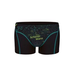 Ein sch&ouml;ner Fleck Erde Herren Boxershorts "Boxershort 1er Pack", EIN SCH&Ouml;NER FLECK ERDE, Gr. M, schwarz, Obermaterial: 95% Baumwolle CO(Bio). 5% Elasthan EL., Unterhosen