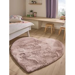 Lytte Waschbarer Kinderteppich Dave Rosa 115x120 cm - Waschbarer Teppich f&uuml;r Kinderzimmer