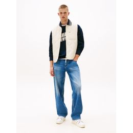 Tommy Jeans Herren Steppweste "TJM QUILTED VEST EXT", beige, Gr. M, unifarben, Web, Obermaterial: 100% Polyamid. Futter: 100% Polyester, Westen, Mit