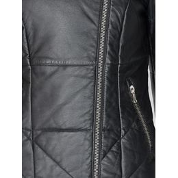 JCC Damen Lederjacke "31024103", schwarz, Gr. 36, Obermaterial: 100% Lammleder. Futter: 100% Polyester. &Auml;rmelfutter: 100% Polyester. Wattierung: 100%