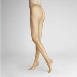 Hudson Damen Feinstrumpfhose "LIGHT 8", Gr. S, beige, Obermaterial: 64% Polyamid, 36% Polyurethan, Strumpfhosen, ultra-transparent und schimmernd