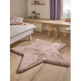 Lytte Waschbarer Kinderteppich Dave Rosa 120x120 cm - Waschbarer Teppich f&uuml;r Kinderzimmer