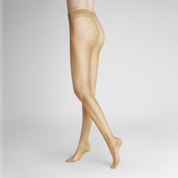 Hudson Damen Feinstrumpfhose "LIGHT 8", Gr. XS, beige, Obermaterial: 64% Polyamid, 36% Polyurethan, Strumpfhosen, ultra-transparent und schimmernd