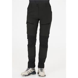WHISTLER Damen Softshellhose "Avatar", schwarz, Gr. 42, unifarben, 91% Polyester, 9% Elasthan, Hosen, mit 4-Wege-Stretch-Material