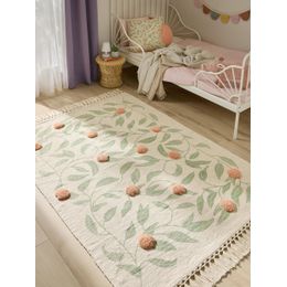 Lytte Kinderteppich Hana Cream/Rosa 90x130 cm - Teppich f&uuml;r Kinderzimmer
