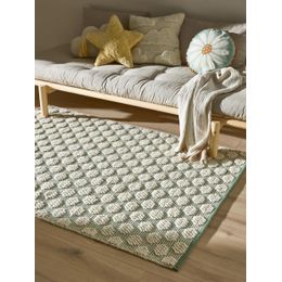 Lytte Kinderteppich Clara Gr&uuml;n 90x130 cm - Teppich f&uuml;r Kinderzimmer